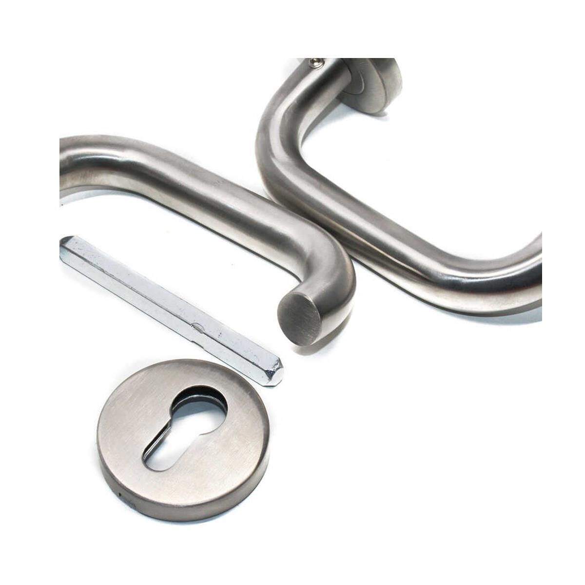 Arpat 304 Kalite Paslanmaz Baston Rozetli Kapı Kolu İnox Yale - Arpat ...